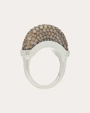 WYLD BOX Diamond Pavé Luna Ring