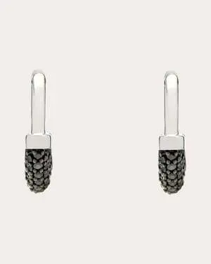 WYLD BOX Diamond Luna Hoop Earrings