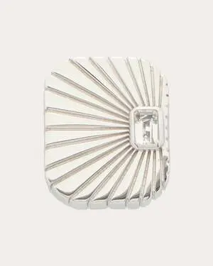 WYLD BOX White Topaz Ray Of Light Jumbo Ring