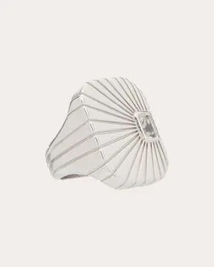 WYLD BOX White Topaz Ray Of Light Jumbo Ring