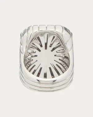 WYLD BOX White Topaz Ray Of Light Jumbo Ring