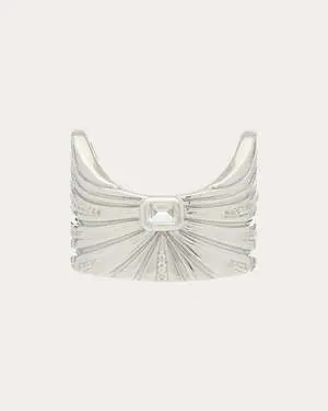 WYLD BOX White Topaz Sterling Ring - Silver