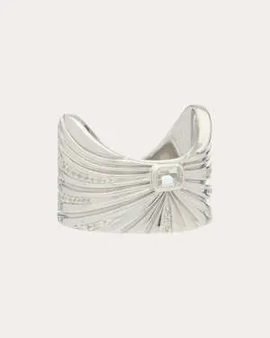WYLD BOX White Topaz Sterling Ring