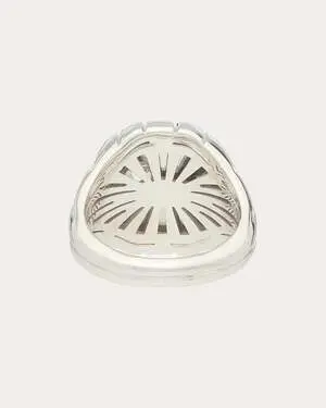 WYLD BOX White Topaz Ray Of Light Pinky Ring