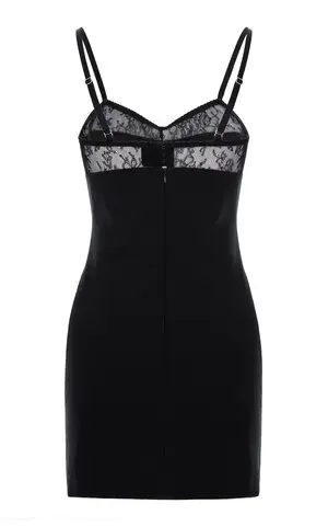 AURELIANA Lace-trimmed Mini Dress