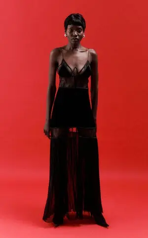 SLEEPING WITH JACQUES Kimberley Silk-blend Lace Maxi Dress