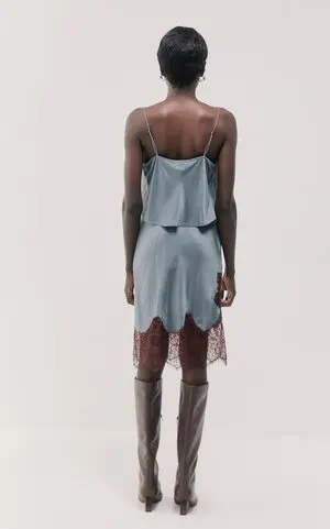 SLEEPING WITH JACQUES Nadia Silk Lace Camisole