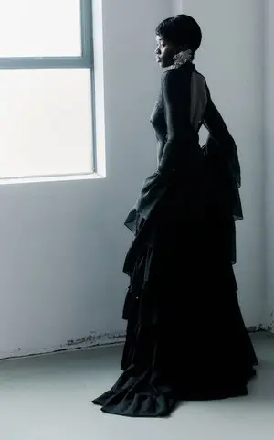 SLEEPING WITH JACQUES Emily Silk Lace Maxi Dress