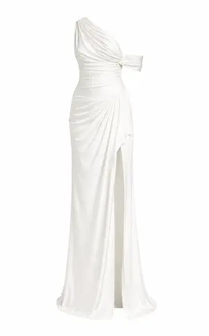 SANDRA MANSOUR Temptation Silk Jersey Maxi Dress