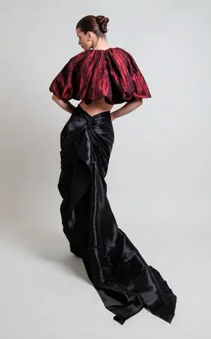 SALMA OSMAN Voluminous Sleeve Maxi Set