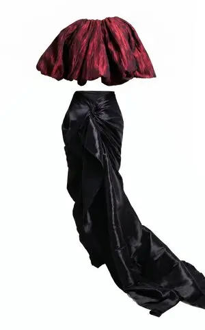 SALMA OSMAN Voluminous Sleeve Maxi Set