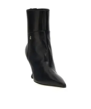 JIMMY CHOO Cycas Pointed Toe High Heel Ankle Boots