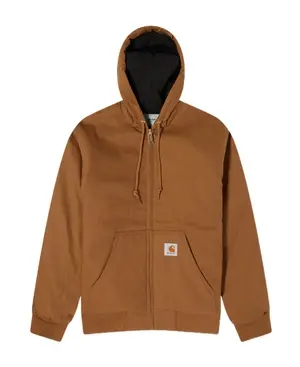Carhartt Work In Progress Active Hooded Jacket - Brown