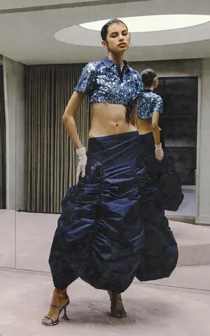 SALMA OSMAN Embellished Collared Maxi Set