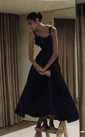 SALMA OSMAN Open-back Maxi Dress