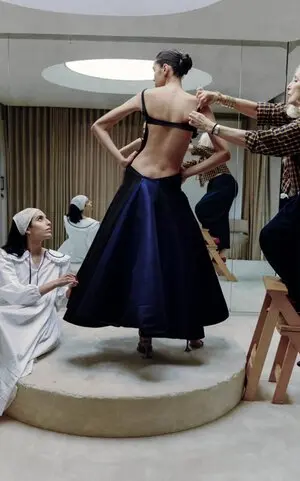 SALMA OSMAN Open-back Maxi Dress