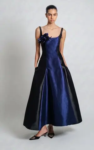 SALMA OSMAN Open-back Maxi Dress