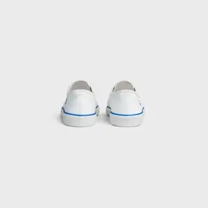 Celine Alan Sneaker In Canvas And Suede Calfskin