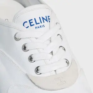 Celine Alan Sneaker In Canvas And Suede Calfskin