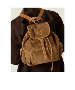 Miu Miu Corduroy Backpack