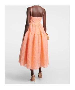 Erdem Abelia Organza Cloque Midi Dress