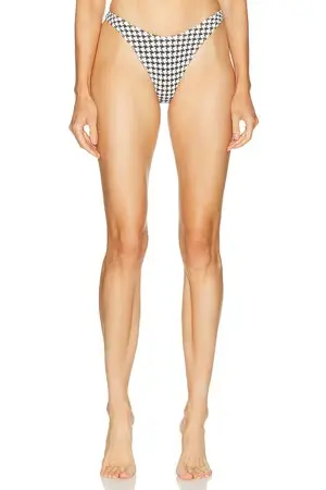ELCE Escape Bra Cup Bikini Top - Houndstooth