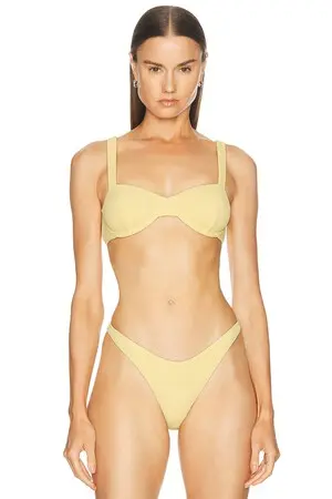 ELCE Escape Bra Cup Bikini Top - Lemon