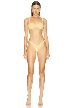 ELCE Escape Bra Cup Bikini Top - Lemon