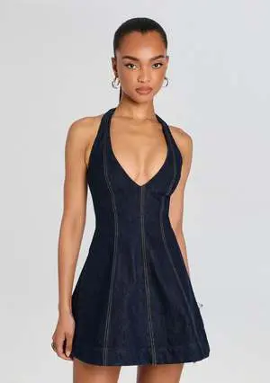 Retrofete Renfri Denim Mini Dress