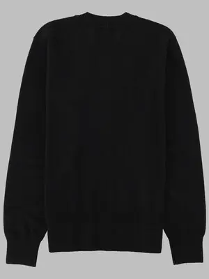 Versace Crewneck Logo Patch Sweater