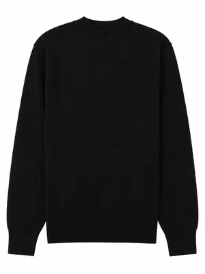 Versace Crewneck Logo Patch Sweater
