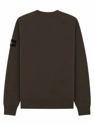 Stone Island Felpa Con Patch Logo - Green