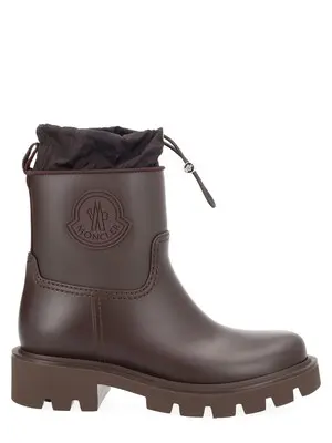 Moncler Kickstream Rain Boots - Brown