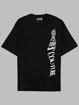Versace T-shirt Con Logo "liquify Rubber