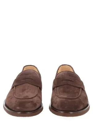 Brunello Cucinelli Mocassino "penny" In Camoscio