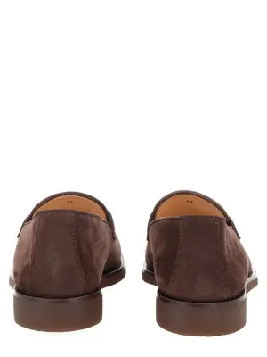 Brunello Cucinelli Mocassino "penny" In Camoscio