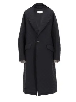 MAISON MARGIELA Cappotto Trapuntato - Black