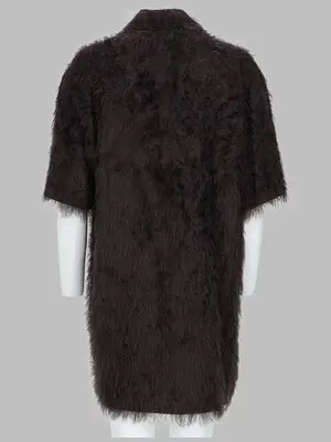 ALYSI Short Sleeve Fringed Dress