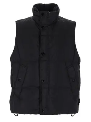 Stone Island Down Puffer Vest - Black