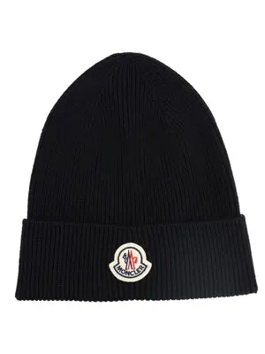 Moncler Ribbed Wool Beanie
