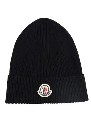 Moncler Ribbed Wool Beanie