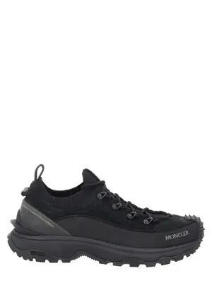 Moncler Sneaker "trailgrip Lite3" In Pelle Scamosciata - Black