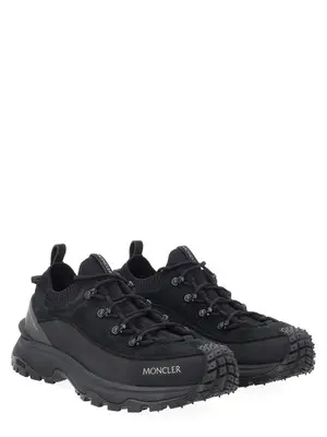 Moncler Sneaker "trailgrip Lite3" In Pelle Scamosciata