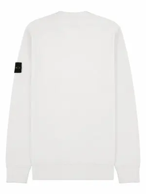 Stone Island Felpa Con Patch Logo