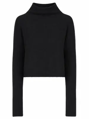 Rick Owens Maglia "ls Crater - Black