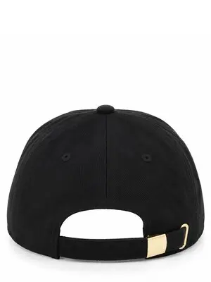 Versace Baseball Cap With Metallic Logo