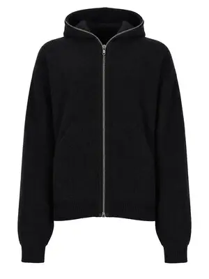 Rick Owens Giacca In Maglia - Black