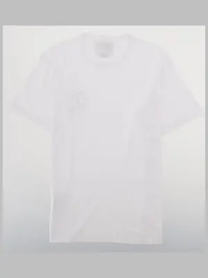 Versace T-shirt Con "v Emblem" Ricamato
