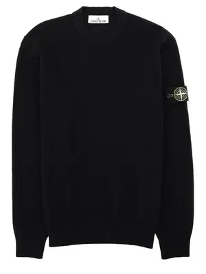 Stone Island Ribbed Wool Sweater