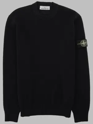 Stone Island Ribbed Wool Sweater